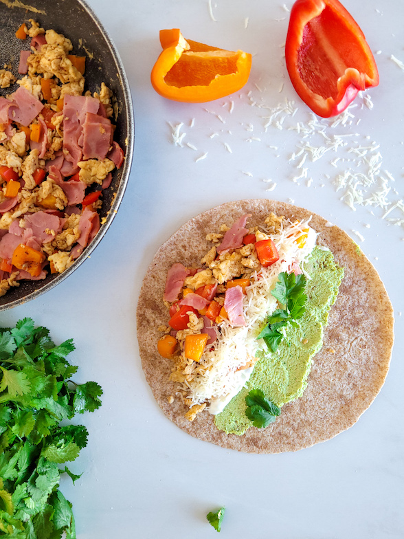 Wrap déjeuner | Recette de Nutritionniste - Diététiste | ÉquipeNutrition