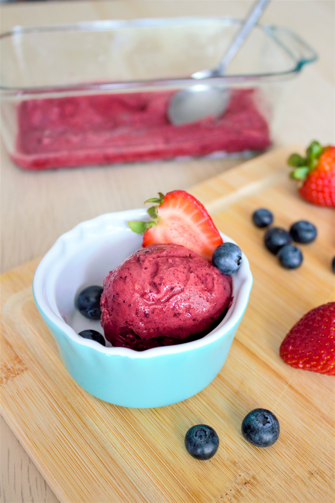 Sorbet express aux petits fruits recette santé