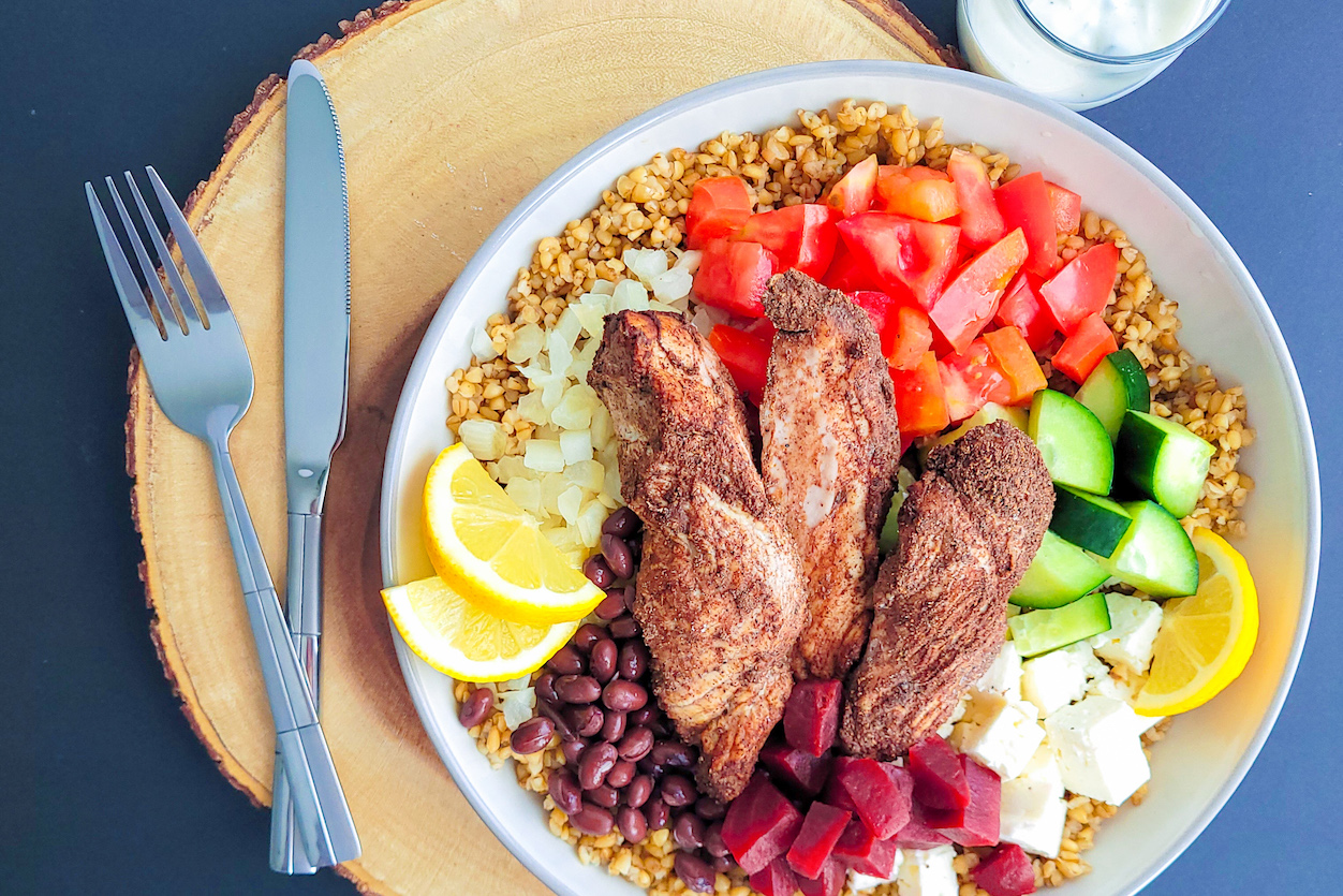 Bol repas style Poulet Rouge | Recette de Nutritionniste - Diététiste ...