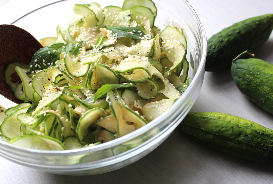 Salade de concombre à l’asiatique | Recette de Nutritionniste ...
