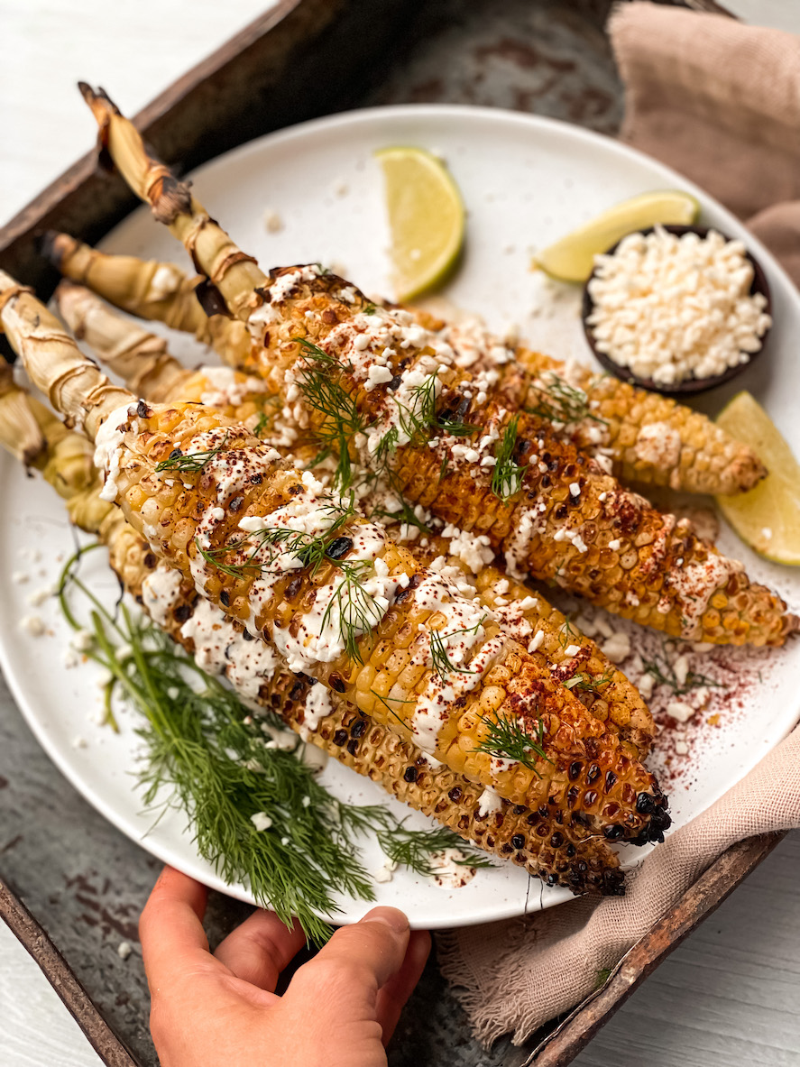 Maïs grillé sur le BBQ (style Elotes) | Recette de Nutritionniste ...