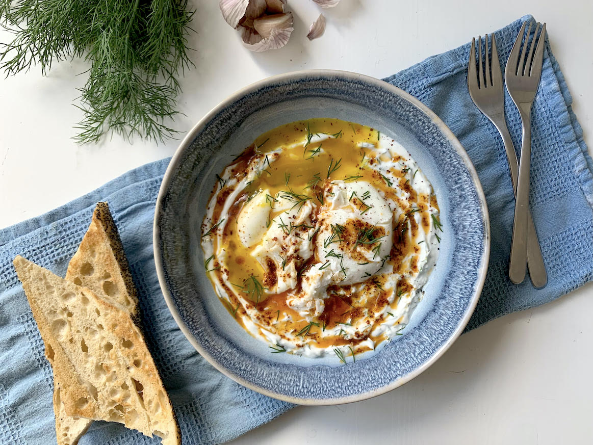 Oeufs à la Turque (Cilbir) | Recette de Nutritionniste - Diététiste ...