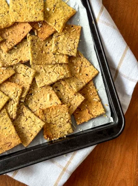 Craquelins plein goût aux pois chiches recette santé